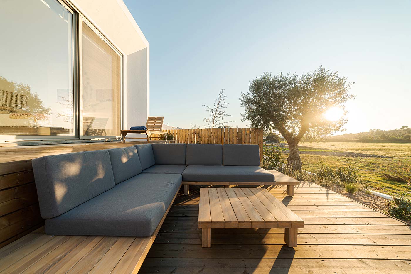 Built in Bench - Bison Fence